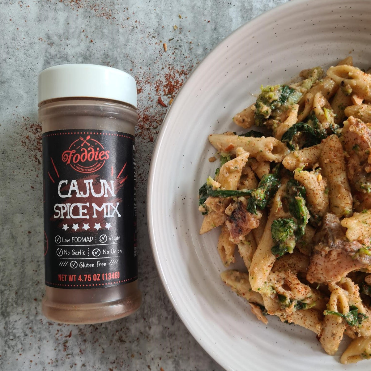 Low FODMAP Creamy Cajun Salmon Pasta – Foddies USA